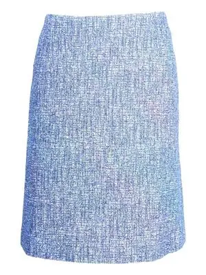 BOSS Boucle Mini Skirt - Blue