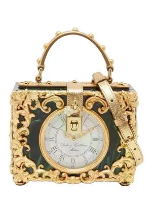 Dolce & Gabbana Baroque Clock Mini Bag - Gold