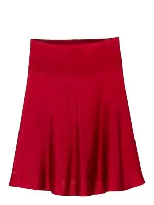 Alaïa 2010s Jersey Mini Skirt - Red