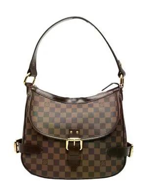LOUIS VUITTON 2006 Damier Ebene Highbury Shoulder Bag - Brown