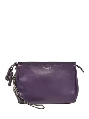 COACH® Tassel-detail Clutch Bag - Purple
