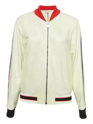 Gucci Perforated Bomber Jacket - Neutrals