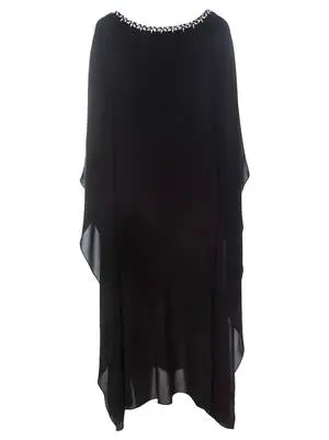 Michael Kors Embellished Asymmetric Dress - Black