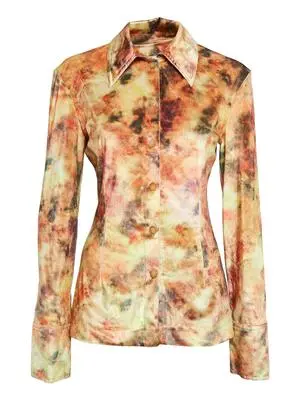 Nanushka Graphic-print Shirt - Orange