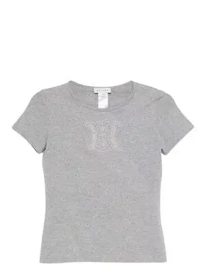 Celine 1990-2000s Macadam T-shirt - Grey