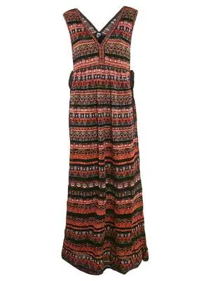 Missoni Patterned-jacquard Dress - Brown