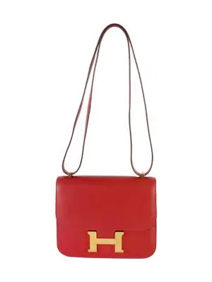 Hermès Constance 18 Shoulder Bag - Red