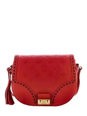 LOUIS VUITTON Junot Crossbody Bag Monogram Empreinte Leather - Red