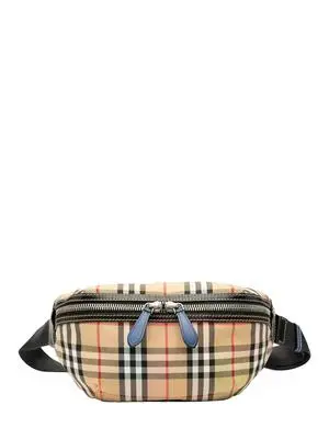 Burberry 2000-2025 House Check Nylon Sonny Belt Bag - Brown