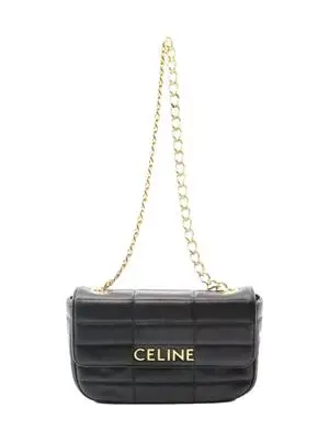 CELINE 2010 Quilted Chain Shoulder Bag
