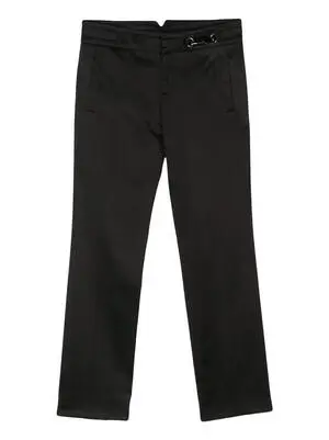 Gucci 2000s Horsebit-detail Trousers - Black