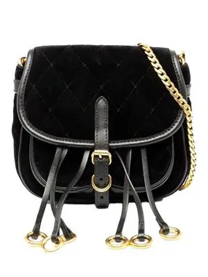 Prada Impuntu Velluto Corsaire Crossbody Bag - Black