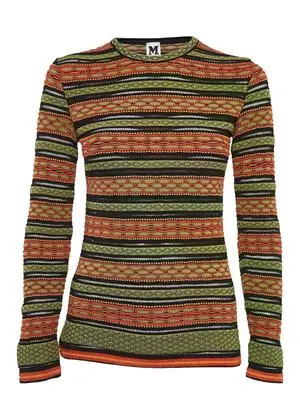 Missoni Patterned Jacquard T-shirt - Green