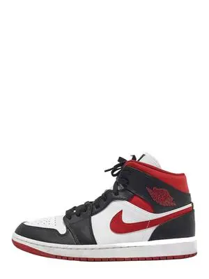 Nike Air Jordan 1 Lace-up Sneakers - Black