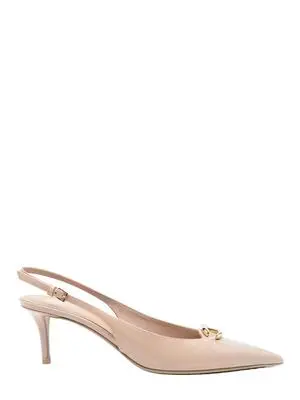 Valentino Garavani 60mm Vlogo Slingback Pumps - Pink