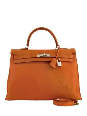 Hermès 2005 Kelly 35 Handbag - Orange