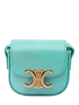 Celine Mini Triomphe Crossbody Bag - Blue