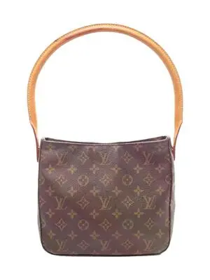 LOUIS VUITTON 2001 Looping Mm Monogram Shoulder Bag - Brown