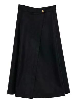 CELINE Wool Wrap Skirt