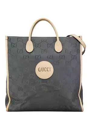 Gucci Gg Nylon Off The Grid Satchel - Grey