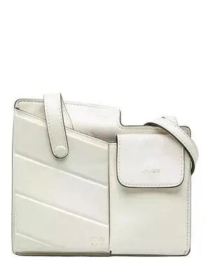 Fendi Mini Bustine Century Shoulder Bag - White