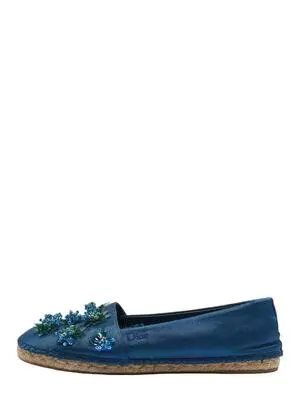 Dior Embellished Espadrilles - Blue