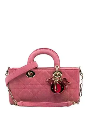 Dior 2022 Medium Lady D-joy Satchel - Pink