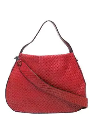 Bottega Veneta Intrecciato Tote Bag - Red