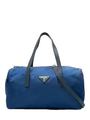 Prada 2013-2025 Tessuto Satchel - Blue