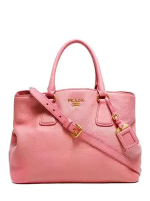 Prada 2010s Leather Shoulder Bag - Pink