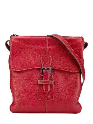 Loewe Leather Crossbody Bag - Red