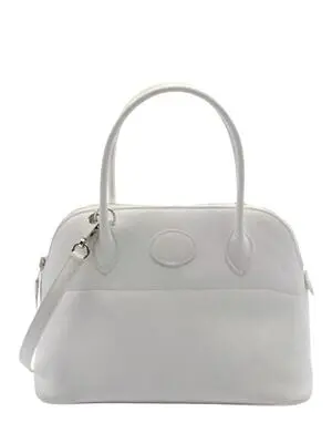 Hermès 2014 Epsom Bolide 27 Satchel - White