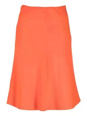 Versace 1990s Flared Hem Skirt - Orange