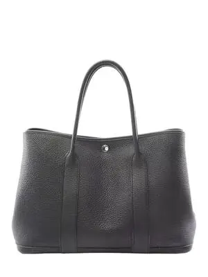 Hermès Garden Party Pm Leather Tote Bag - Black