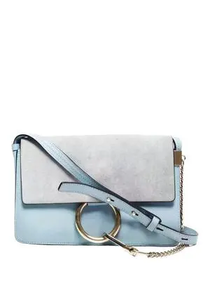 Chloé 2000-2020s Faye Small Cross Body Bag - Blue