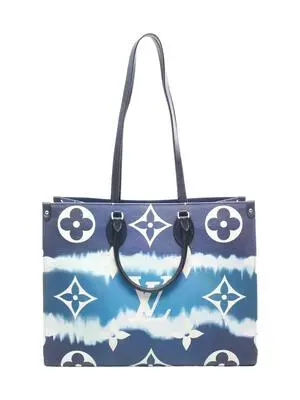 LOUIS VUITTON Escale On-the-go Gm Monogram Tote - Blue
