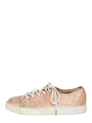 CHARLOTTE OLYMPIA Web-pattern Satin Sneakers - Neutrals
