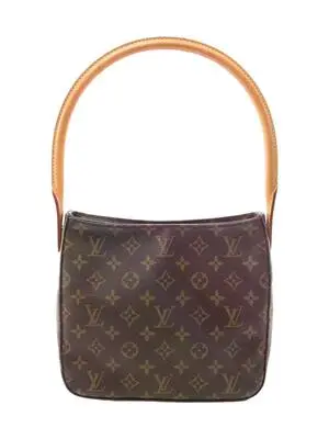 LOUIS VUITTON 2001 Looping Mm Shoulder Bag - Brown
