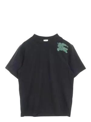 Burberry 2010s Logo-print Cotton T-shirt - Black