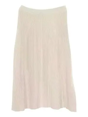 Hermès Knit Skirt - White