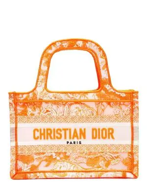 Dior Floral-pattern Tote Bag - Orange