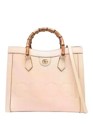 Gucci Medium Diana Leather Tote Bag - Pink