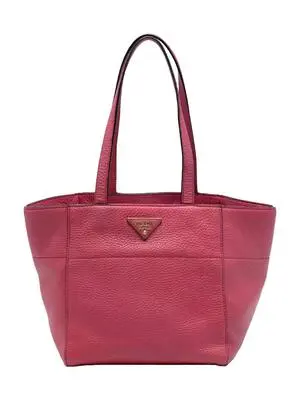 Prada Vitello Daino Tote Bag - Pink