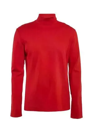 Just Cavalli Turtleneck Logo-tape Top - Red