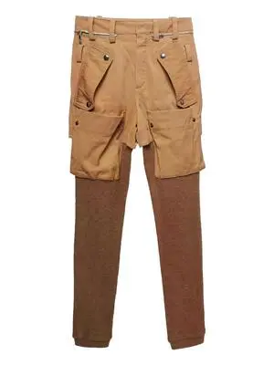 Chloé Layered-design Trousers - Brown