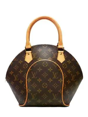 LOUIS VUITTON 1998 Monogram Ellipse Pm Handbag - Brown