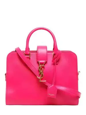 Saint Laurent 2010s-2020s Monogram Shoulder Bag - Pink