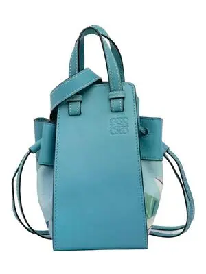 Loewe Mini Paula's Ibiza Hammock Satchel - Blue