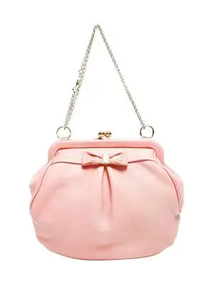 FERRAGAMO 2000-2015 Mini Bow Shoulder Bag - Pink