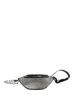 ALEXANDER WANG Rhinestone Belt Bag - Black